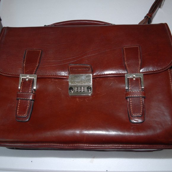Vantaggio | Bags | Vantaggio Passage 2 Cordovan Leather Briefcase ...